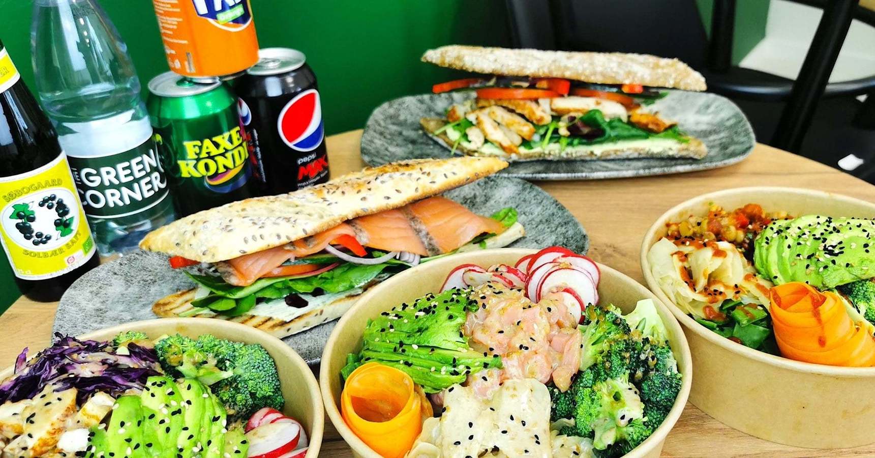 The Green Corner | Take Away Menu Online